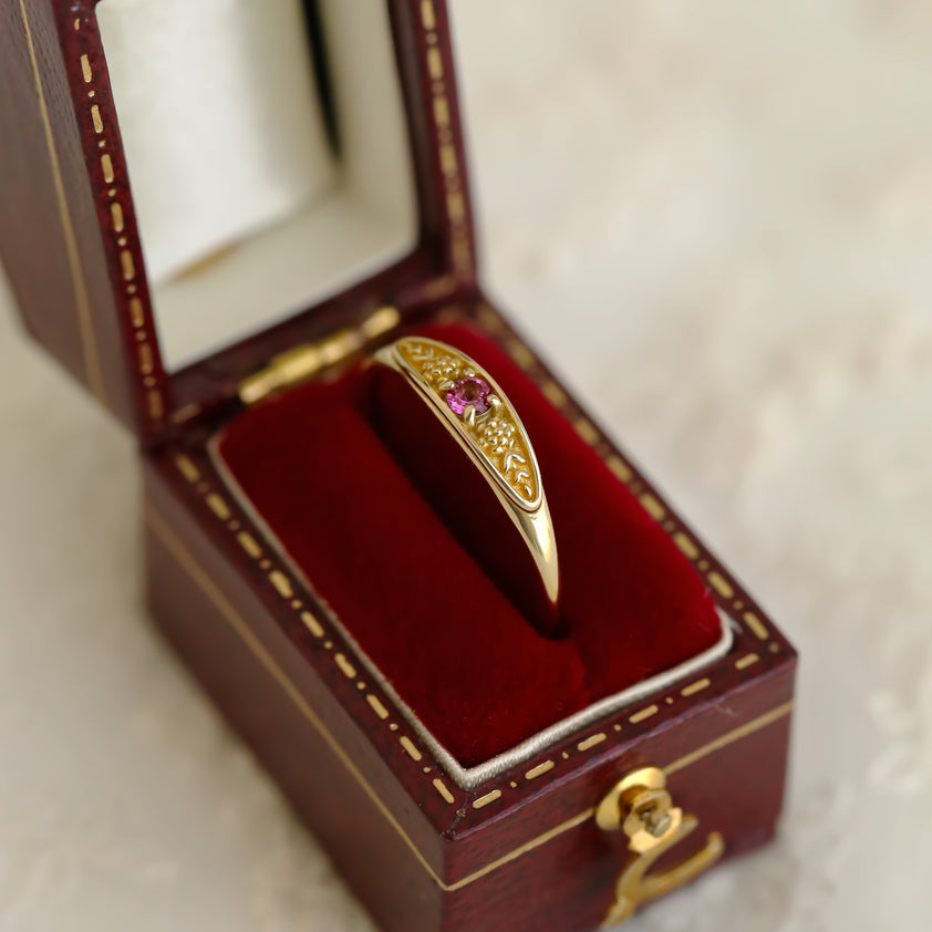 October birth ring – TED&MAG JEWELRY STUDIO